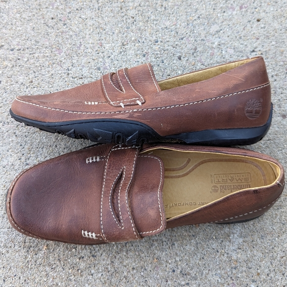 Timberland | Shoes | Timberland Comfy Leather Loafers 75 | Poshmark